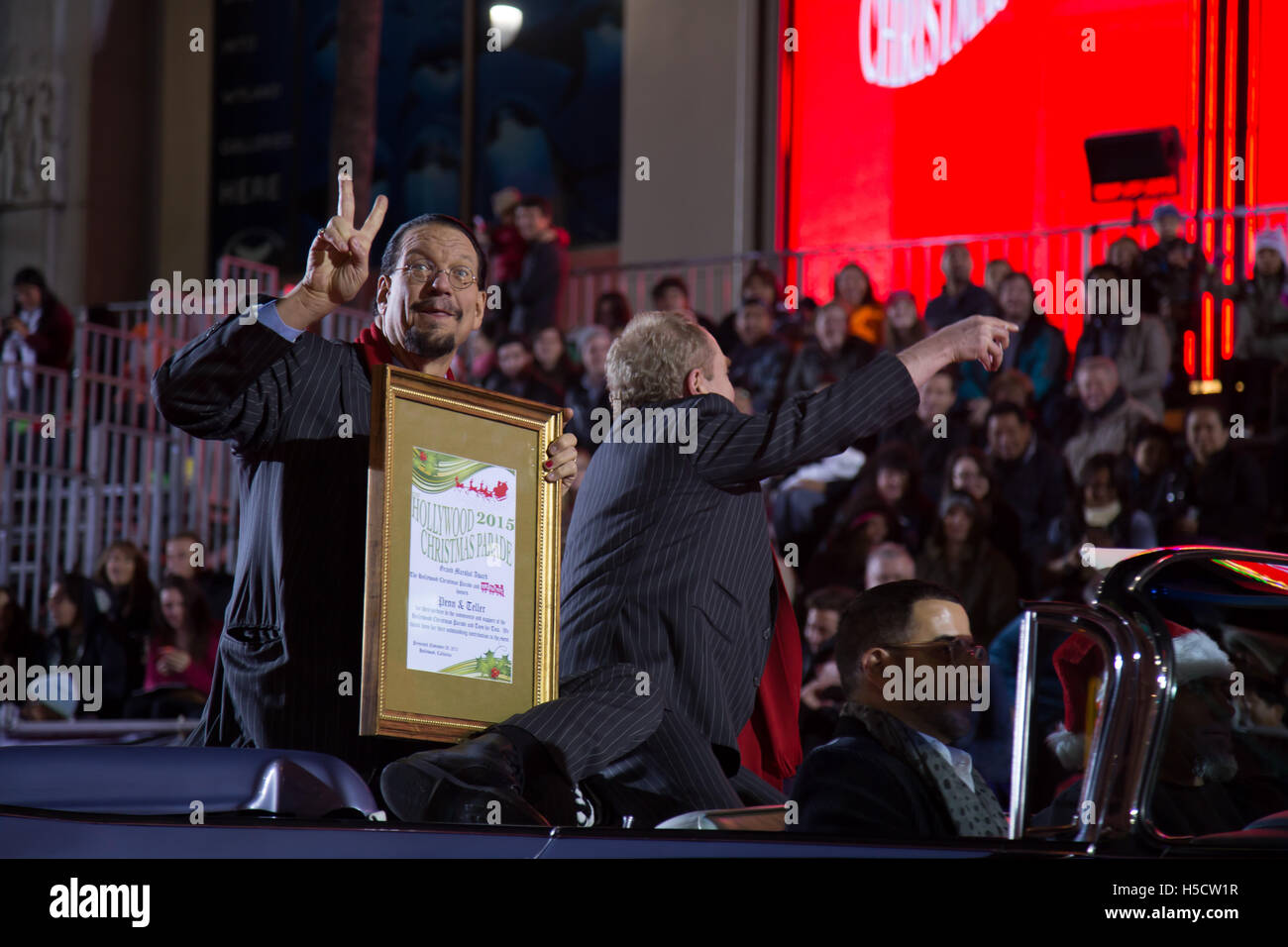 Penn and Teller attend The 84th Annual Hollywood Christmas Parade “The ...