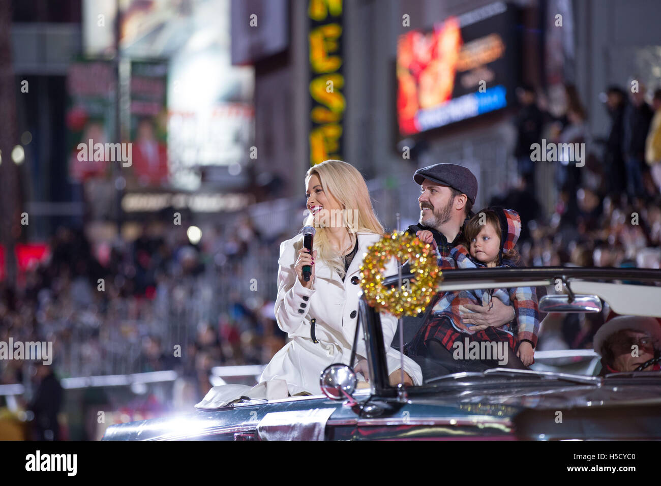 Holly Madison, producer Pasquale Rotella and daughter Rainbow Aurora ...