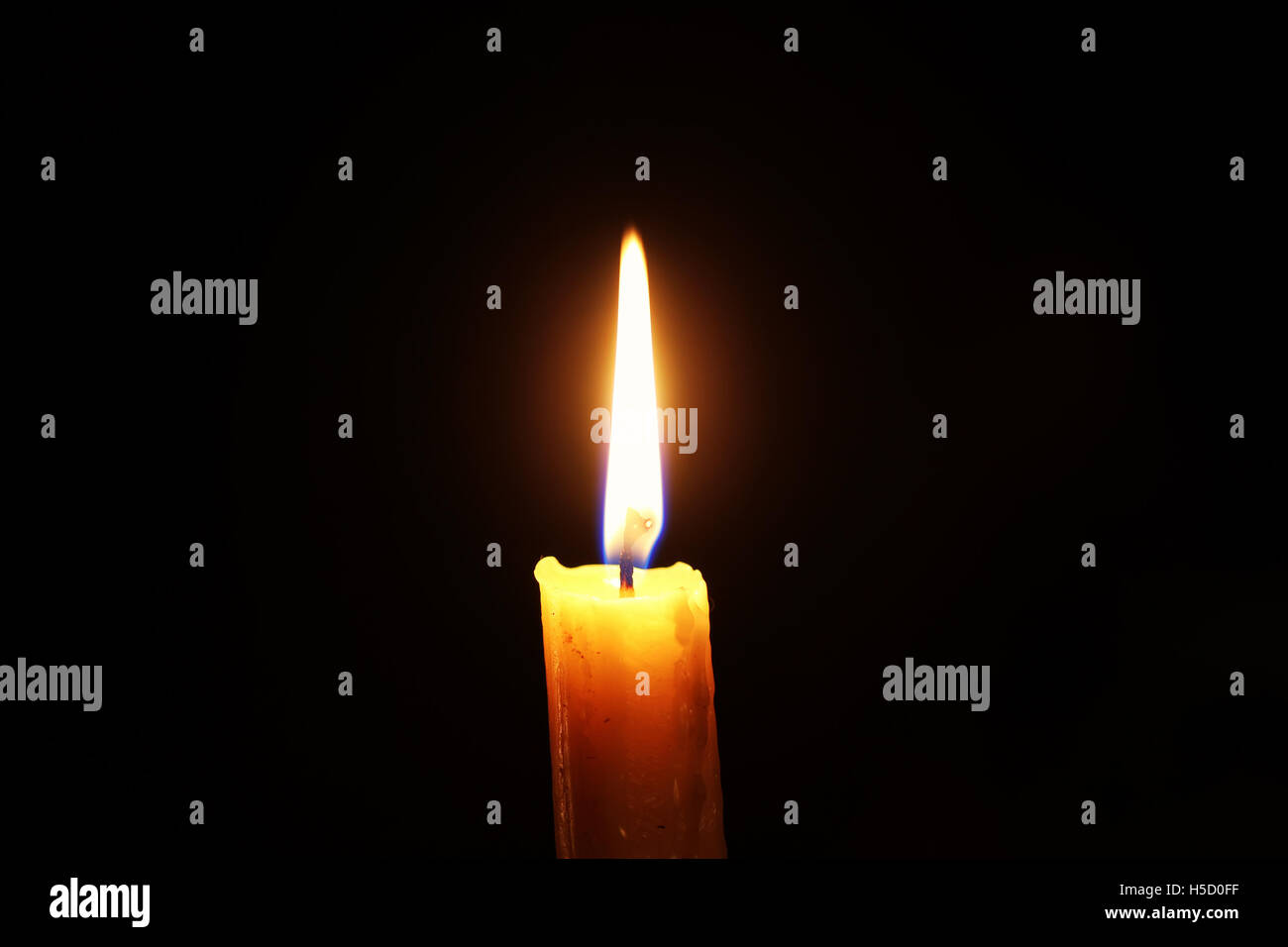 Two isolated candles lit dark hi-res stock photography and images - Alamy