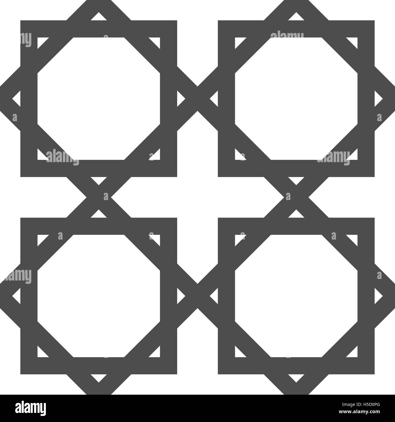 Islamic arabic seamless vector Black and White Stock Photos & Images ...
