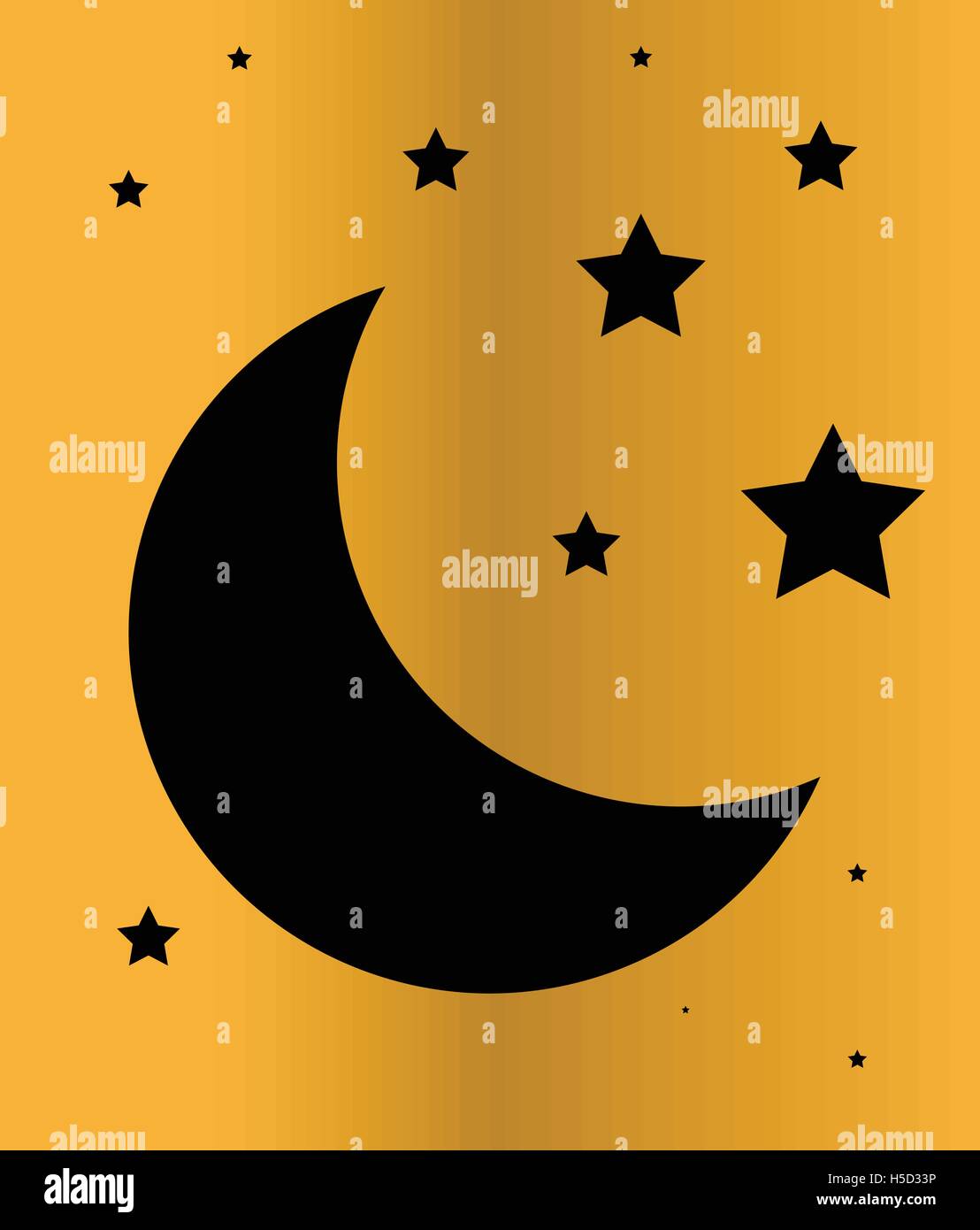 Moon Light Design Concept. Moon Logo. EPS 10 supported Stock Vector ...