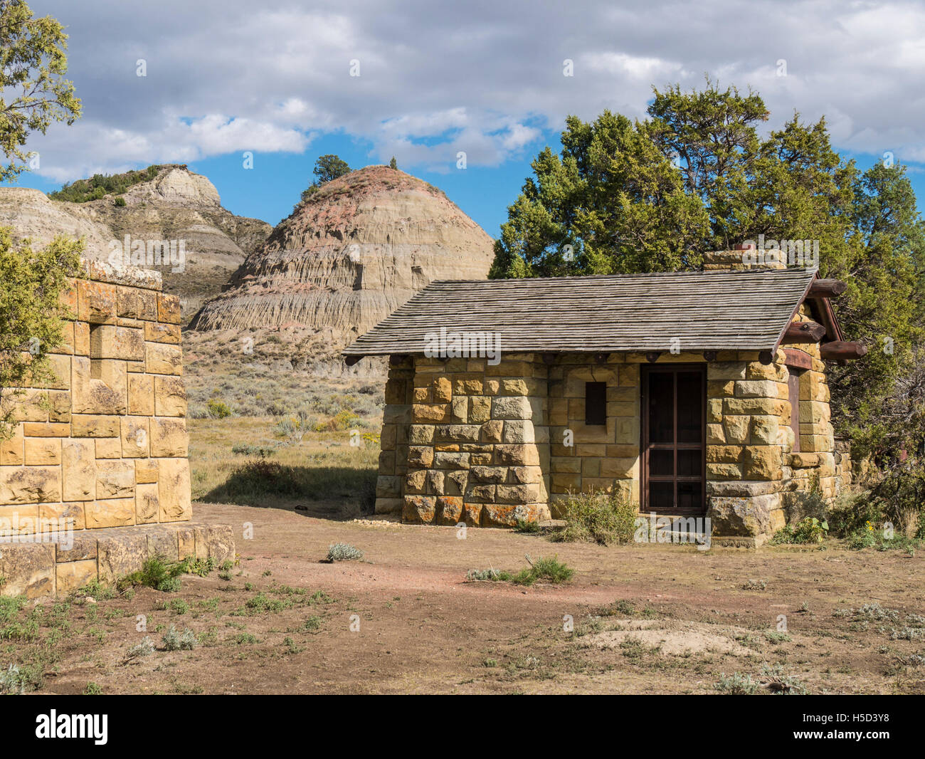 Old East Entrance Station, Scenic Loop Drive, South Unit, Theodore ...