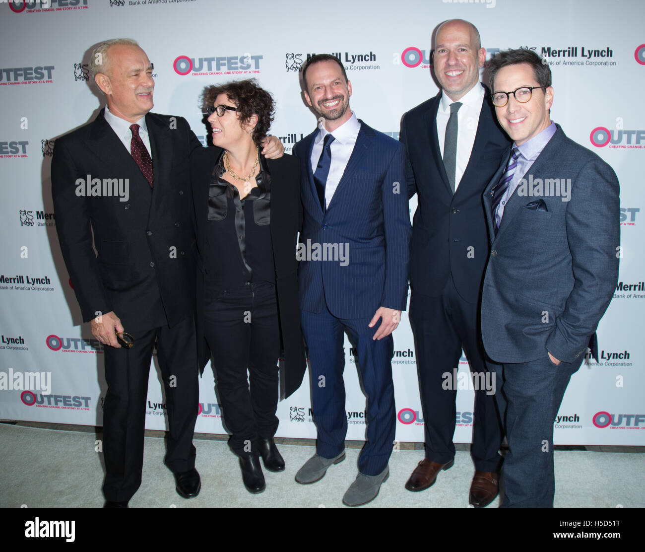 (L-R) Tom Hanks, Lisa Cholodenko, Ari Karpel, Peter Gal, and Dan ...