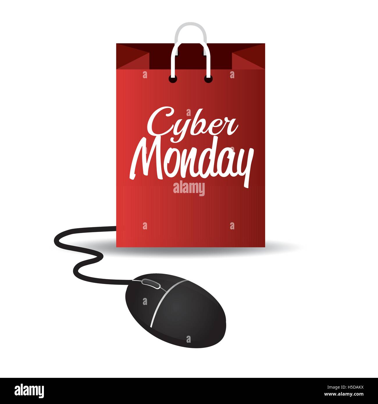 Cyber monday mouse bag design Stock Vector Image & Art - Alamy