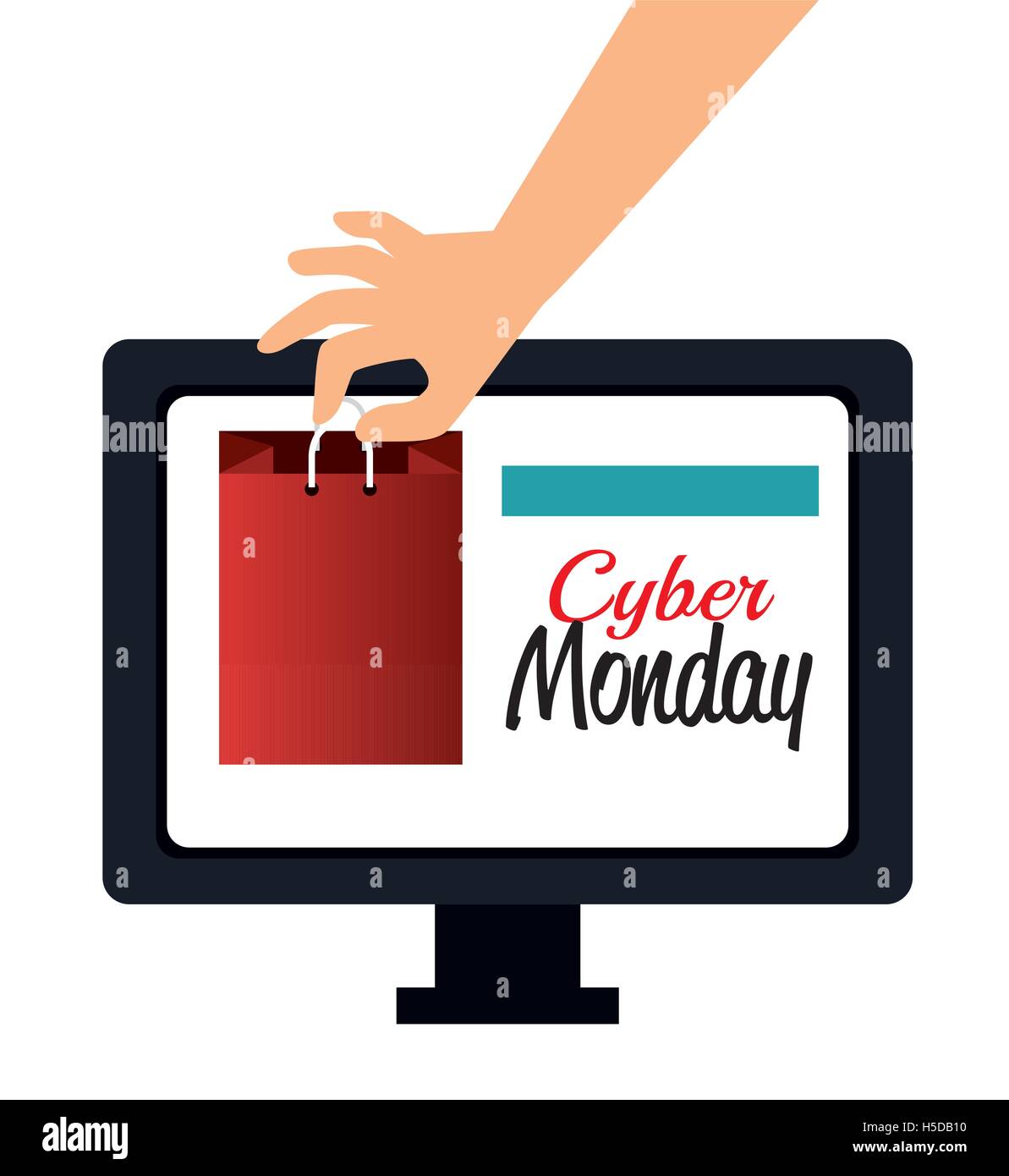 Cyber retailer Stock Vector Images - Alamy