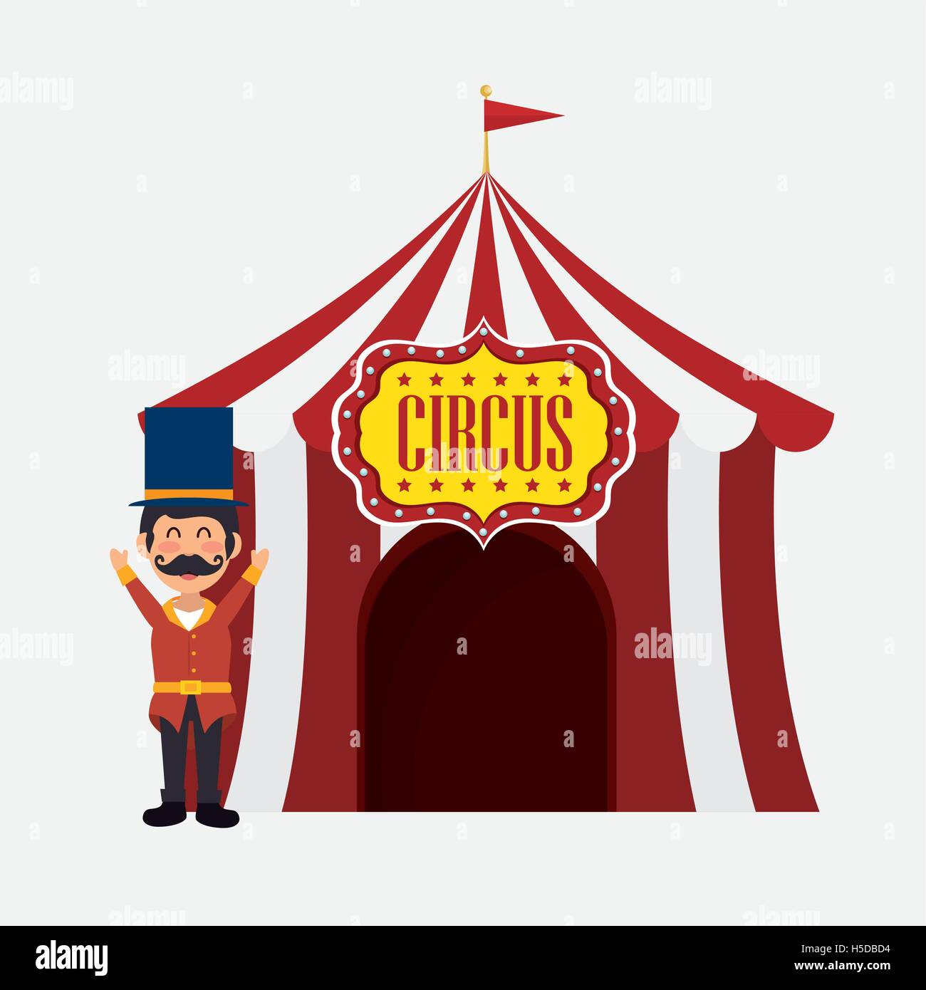 welcome host tent circus design Stock Vector Image & Art - Alamy