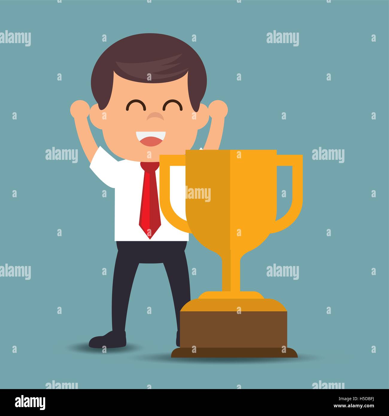 winner business man success icon Stock Vector Image & Art - Alamy