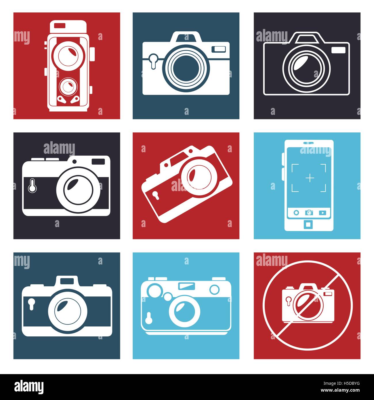 photographic camera mosaic design graphic Stock Vector Image & Art - Alamy
