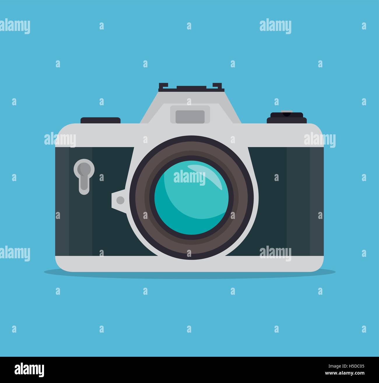 photocamera blue background design graphic Stock Vector Image & Art - Alamy