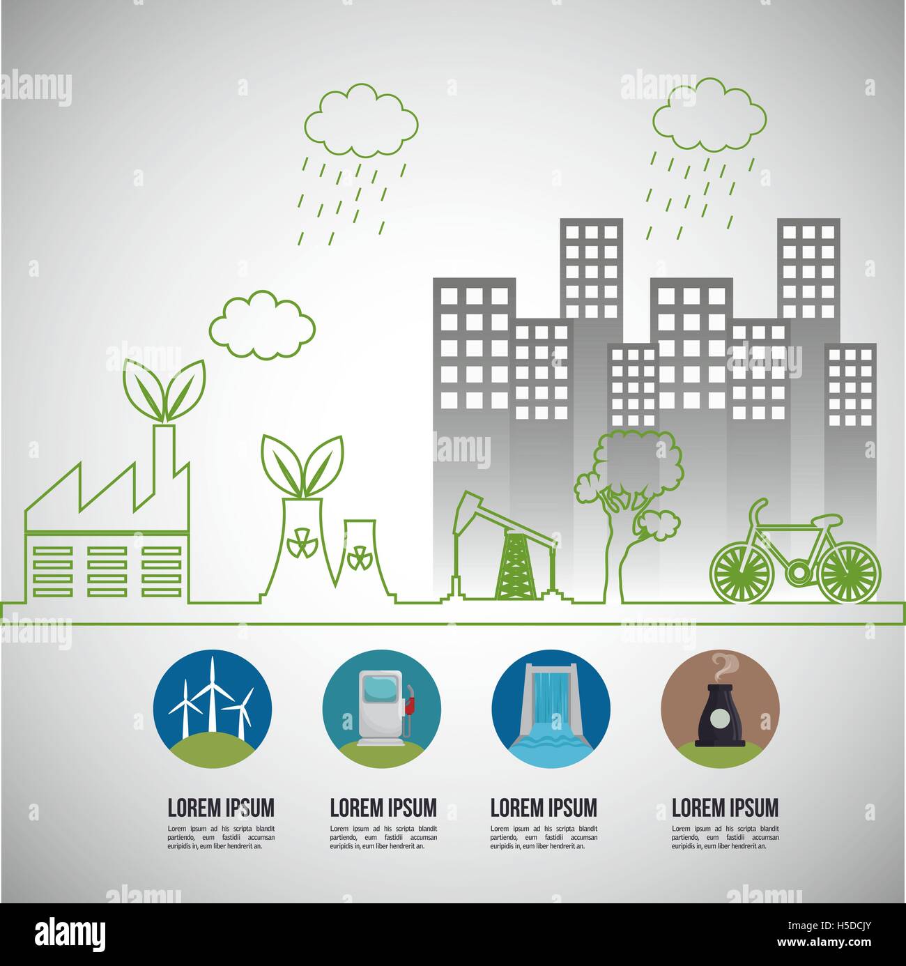 environmental issues infographic elements Stock Vector Image & Art - Alamy