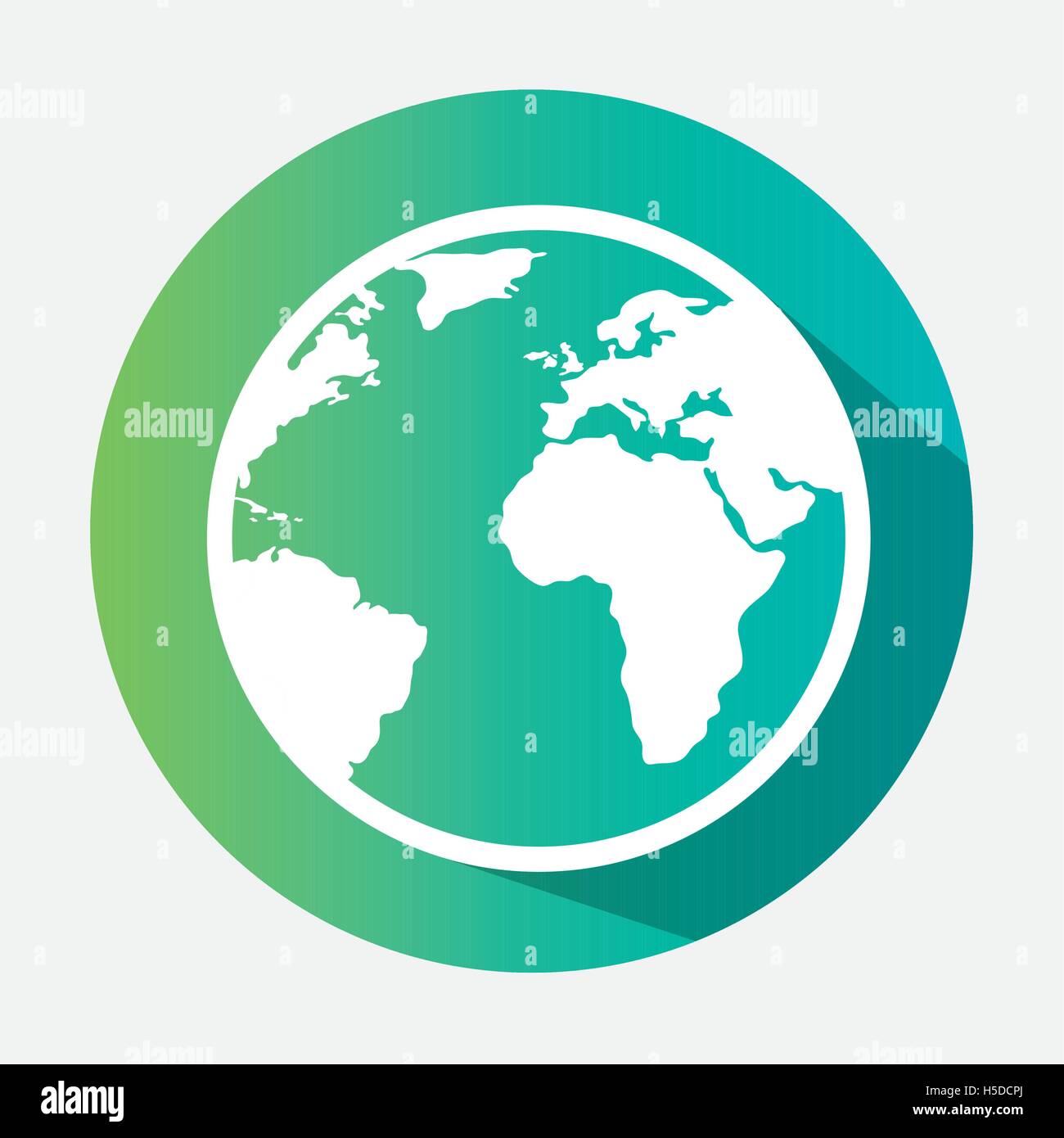 green globe earth environmental eco graphic Stock Vector Image & Art ...