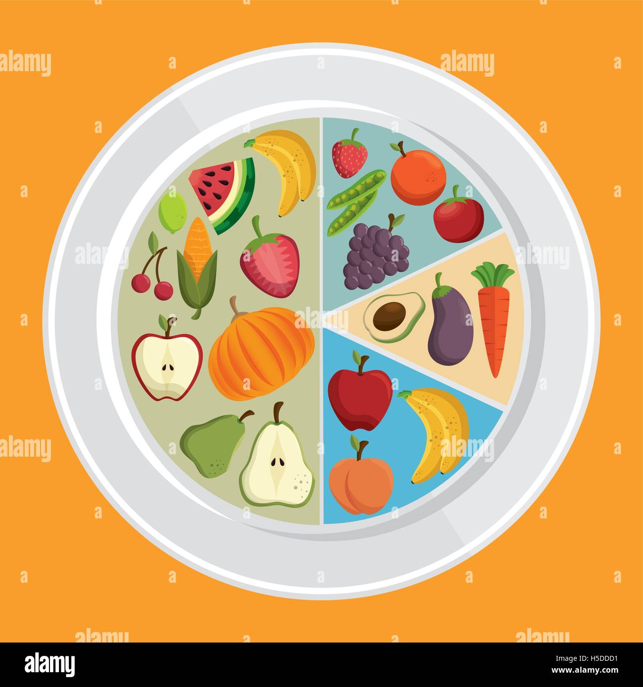 set healthy food products Stock Vector Image & Art - Alamy