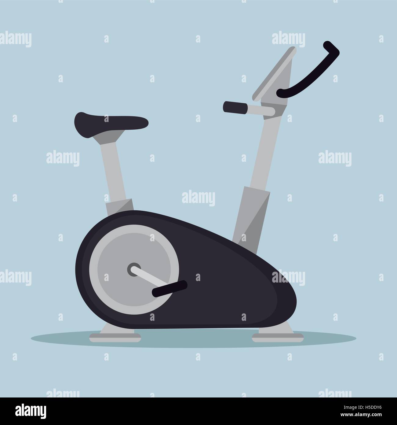 Static bike Stock Vector Images - Alamy