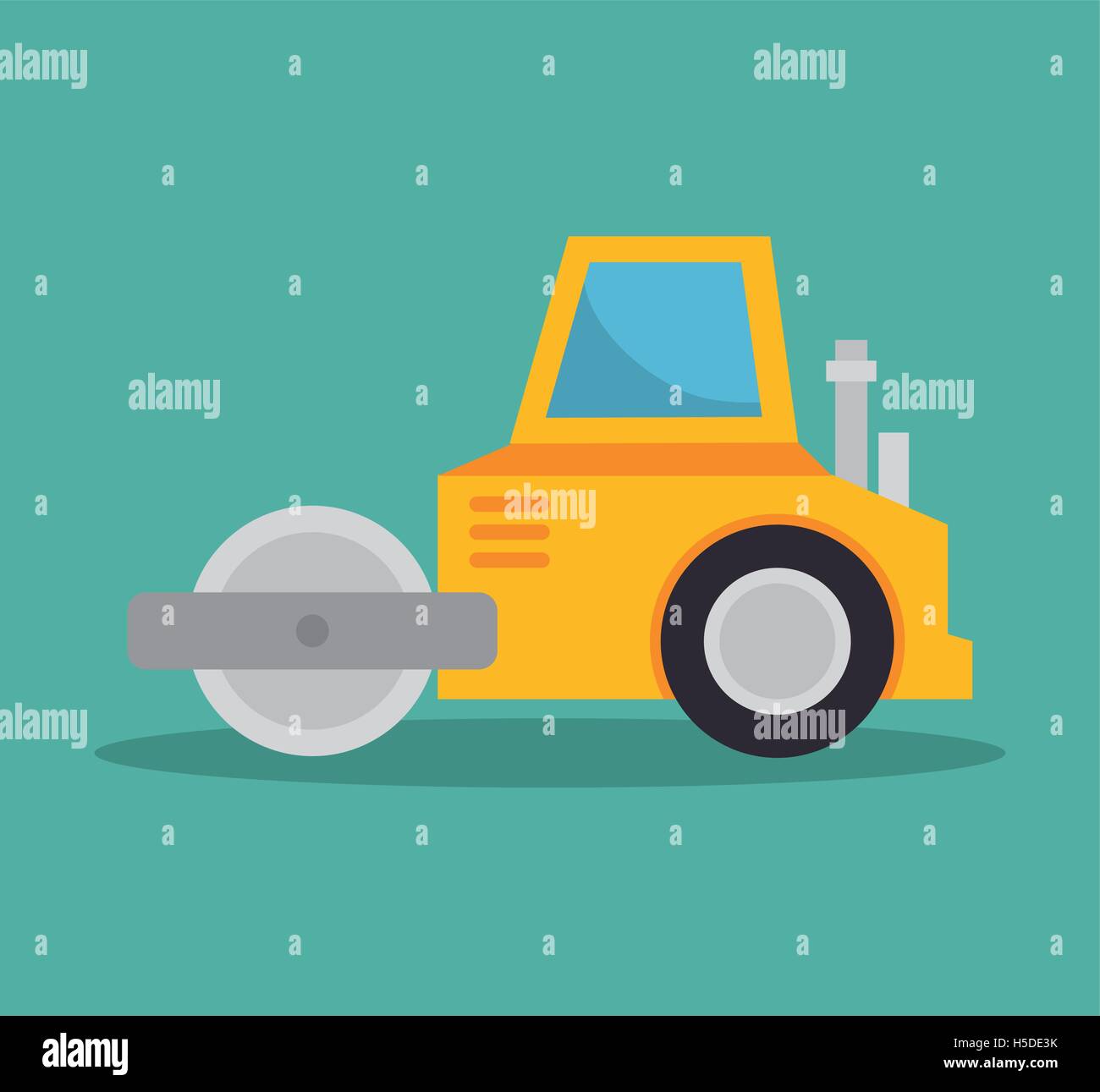 Steamroller machine icon hi-res stock photography and images - Alamy