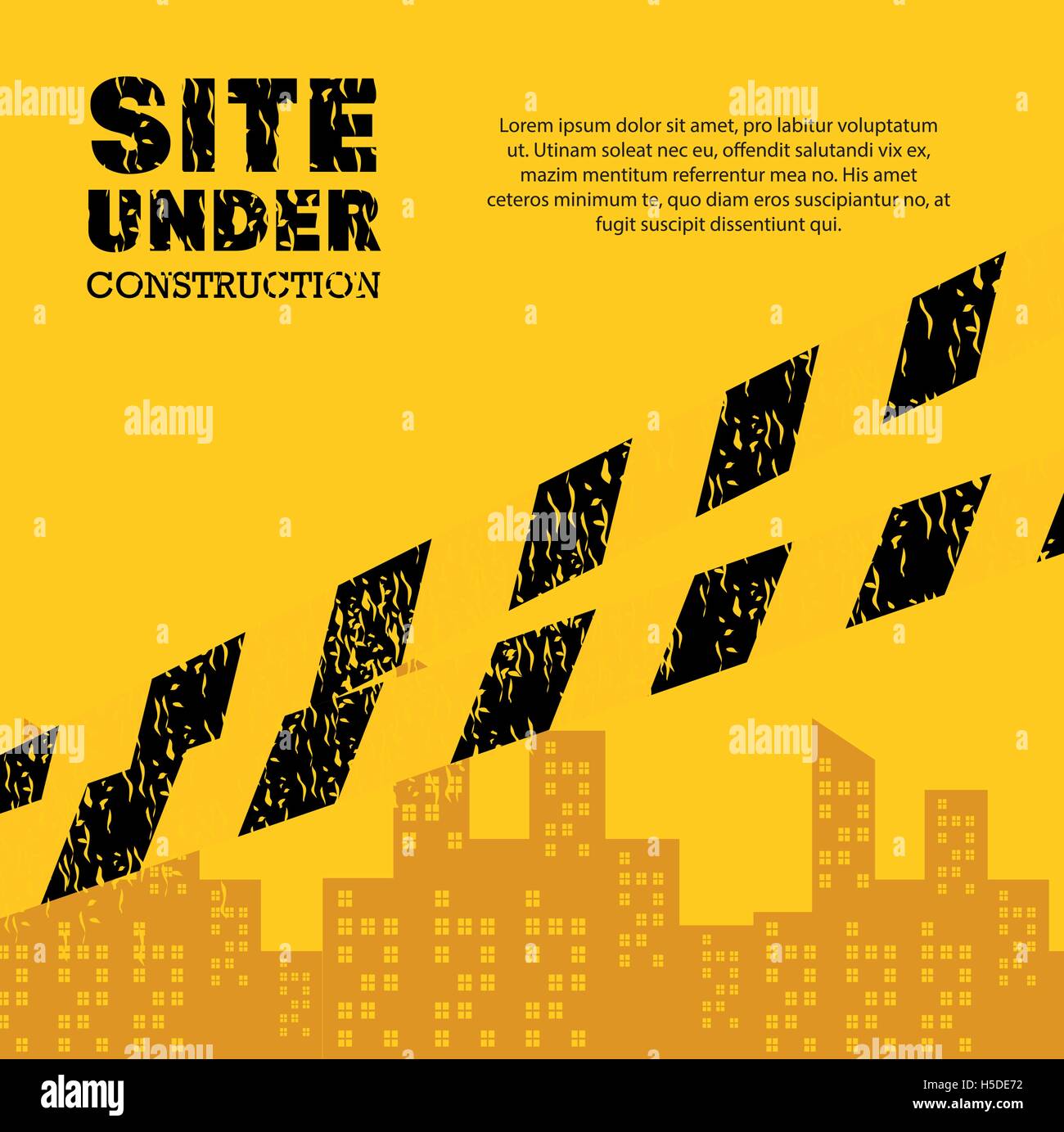 site under construction industrail sign Stock Vector Image & Art - Alamy