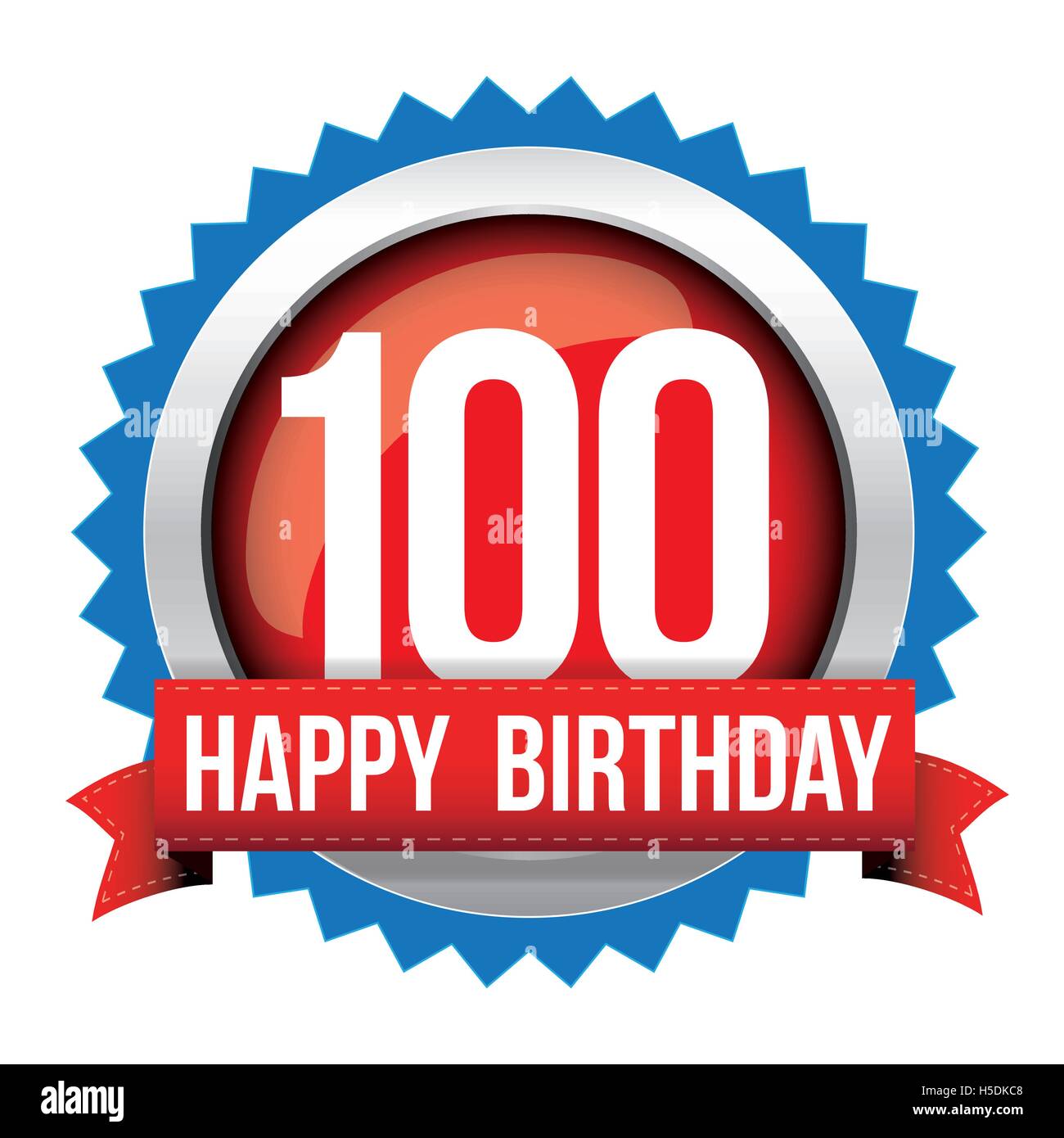 Happy 100th birthday Cut Out Stock Images & Pictures - Alamy