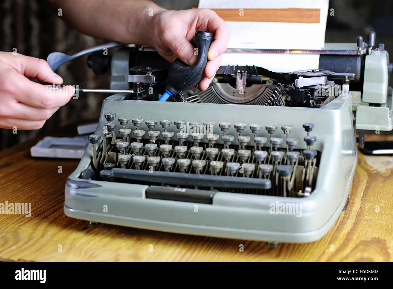 retro typewriter letter Stock Photo - Alamy