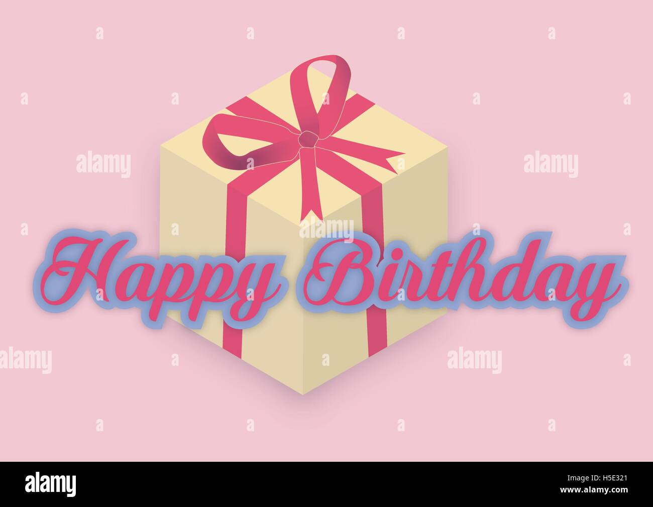 Pink bow sticker Stock Vector Images - Alamy