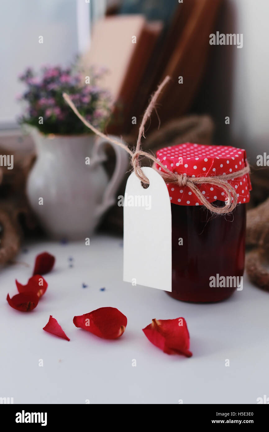 rustic homemade jam Stock Photo - Alamy