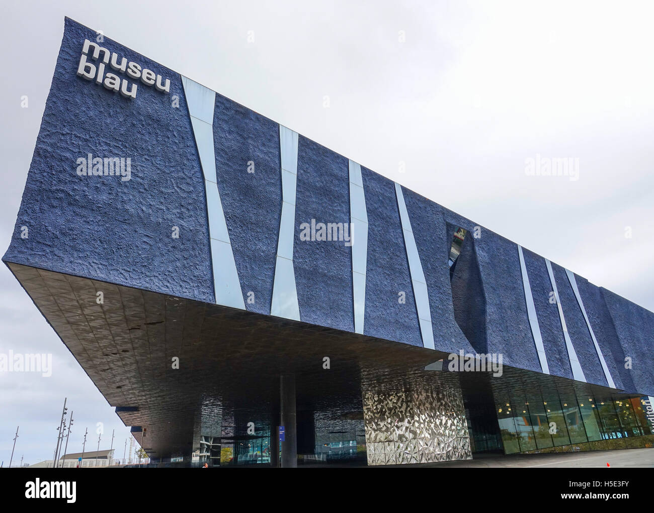 The Natural Science museum in Barcelona called Museu Blau Stock Photo ...