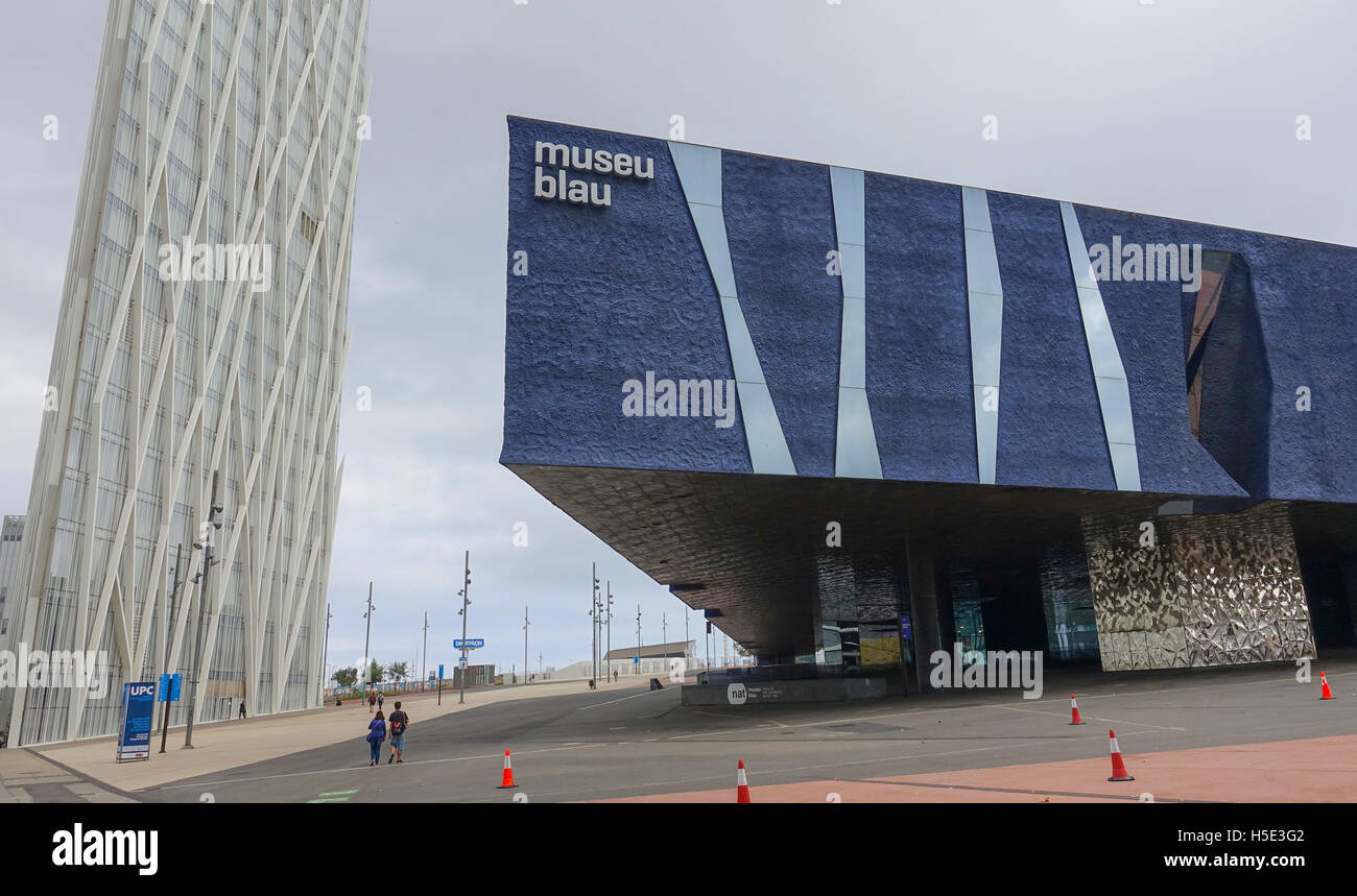 The Natural Science museum in Barcelona called Museu Blau Stock Photo ...