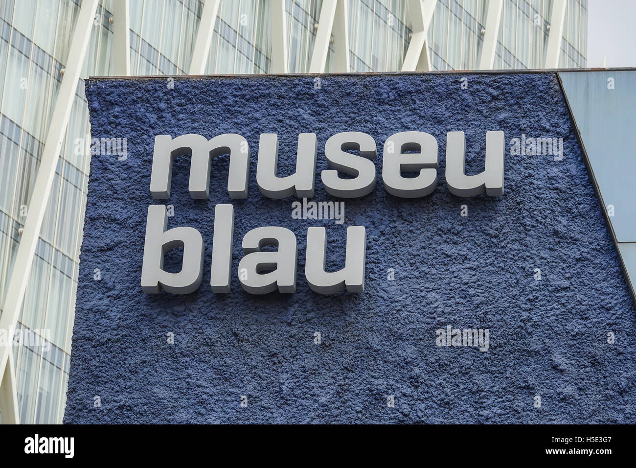 The Natural Science museum in Barcelona called Museu Blau Stock Photo ...
