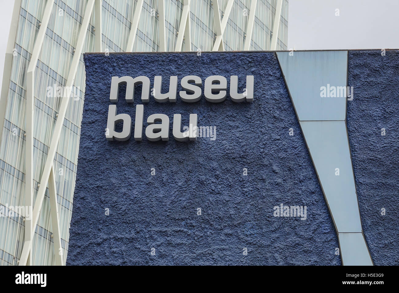 The Natural Science museum in Barcelona called Museu Blau Stock Photo ...