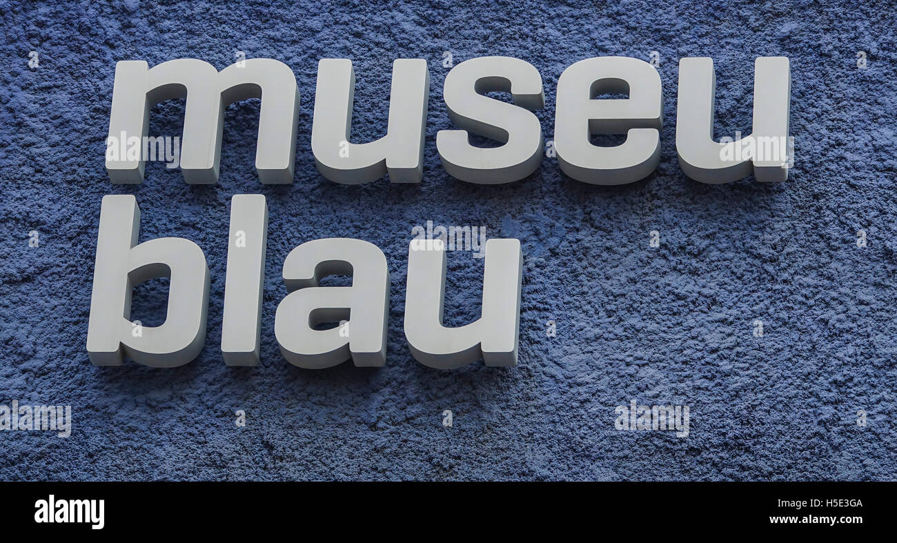 Famous Museu Blau - museum for natural sciences in Barcelona Stock ...