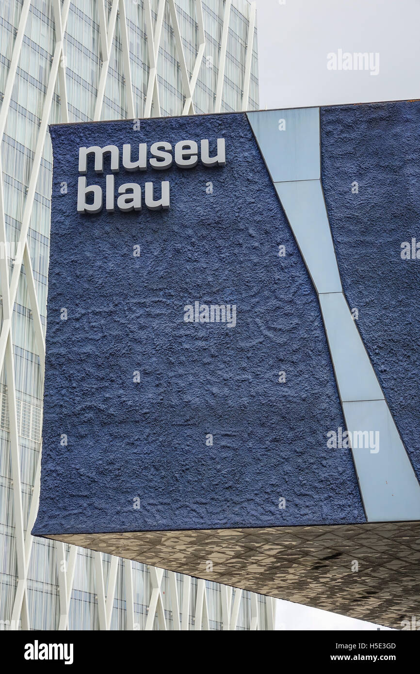 The Natural Science museum in Barcelona called Museu Blau Stock Photo ...