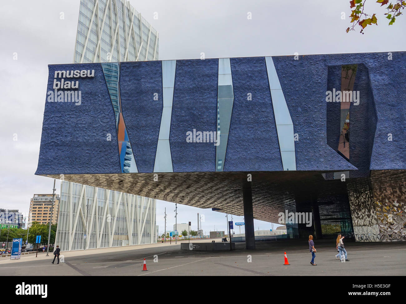 The Natural Science museum in Barcelona called Museu Blau Stock Photo ...