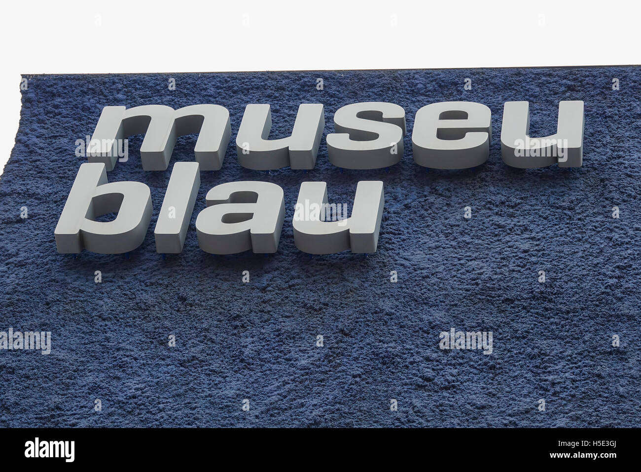 Famous Museu Blau - museum for natural sciences in Barcelona Stock ...