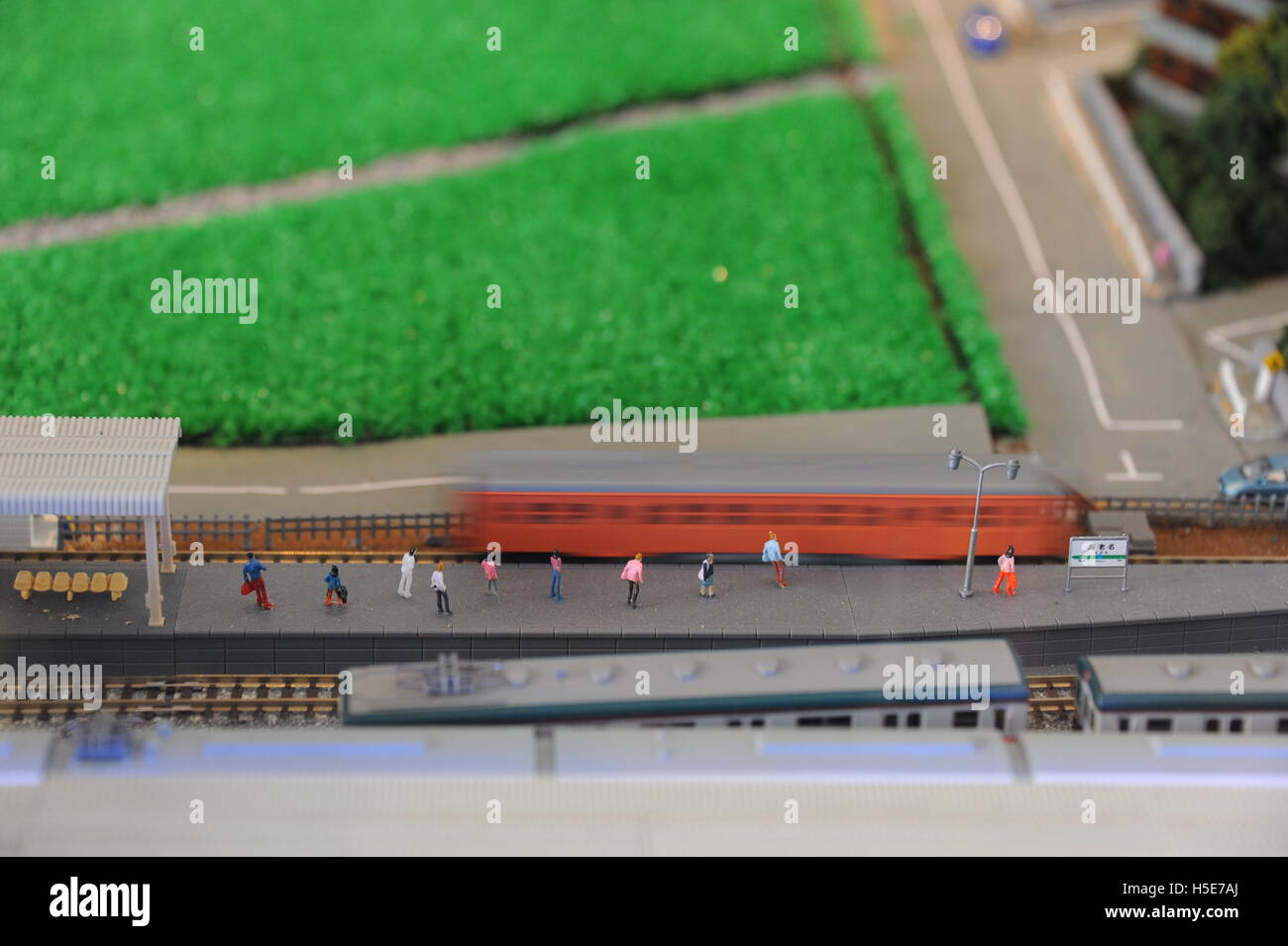 Ebina Poppo Shop Railway Restaurant Japan Stock Photo - Alamy