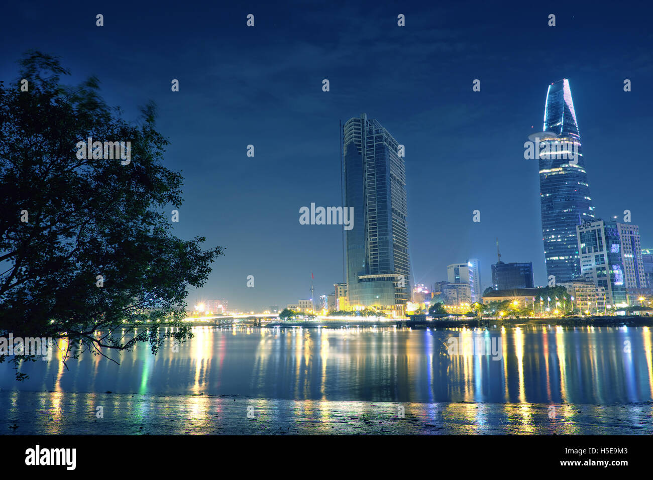 Bitexco tower in Sai Gon, Viet Nam Stock Photo - Alamy