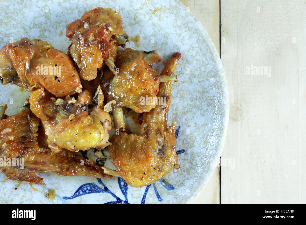 Fried chicken with fish sauce Stock Photo - Alamy
