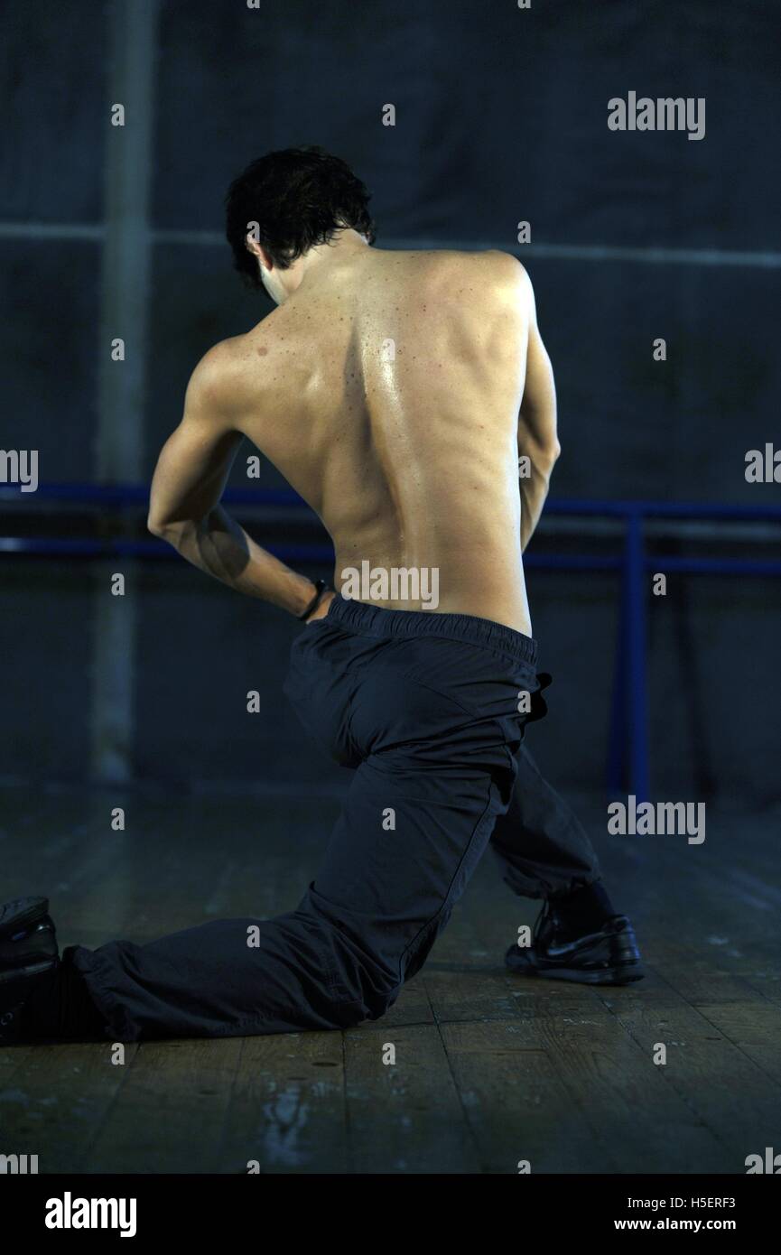Young Male Ballet Dancer dance in a Gym Stock Photo - Alamy