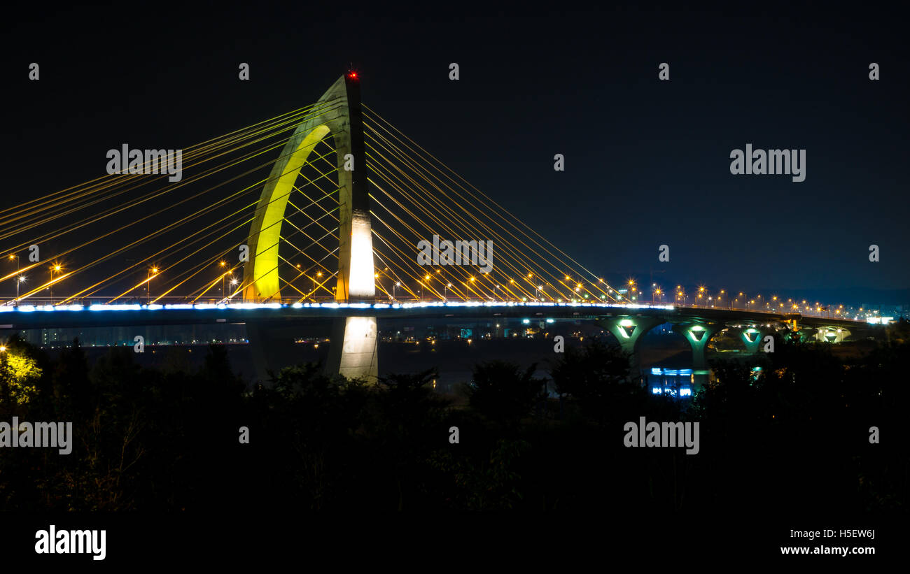 Handuri Bridge in Sejong City Stock Photo - Alamy