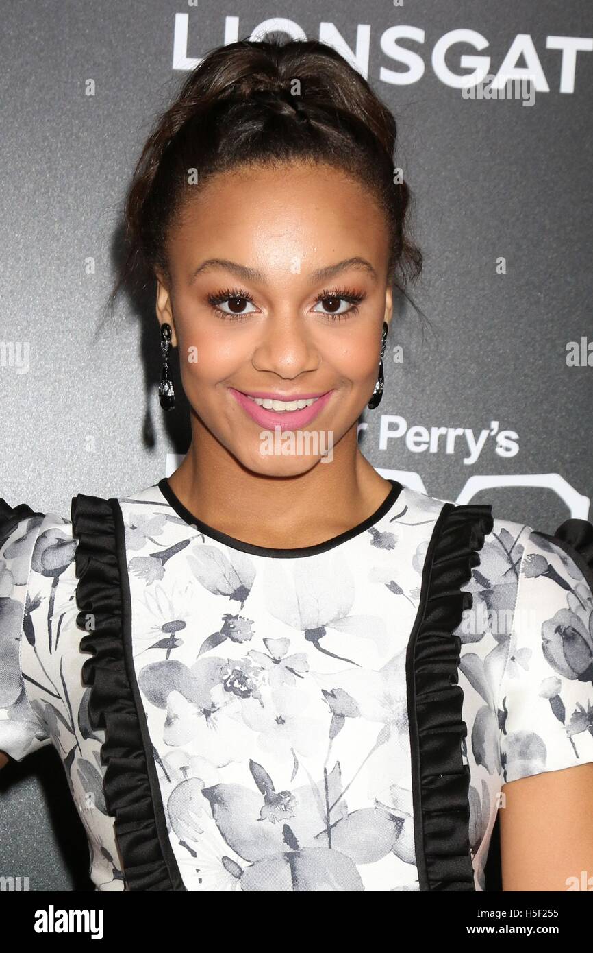 Los Angeles, CA, USA. 17th Oct, 2016. Nia Sioux at arrivals for TYLER ...