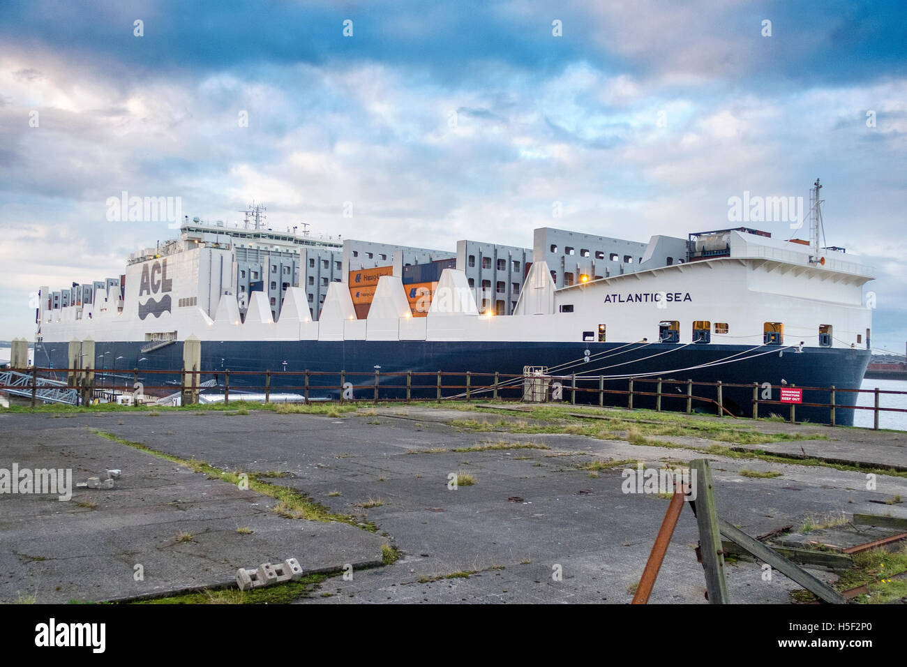 ACL 'Atlantic Sea' Royal christening, Liverpool, Merseyside. 20th ...