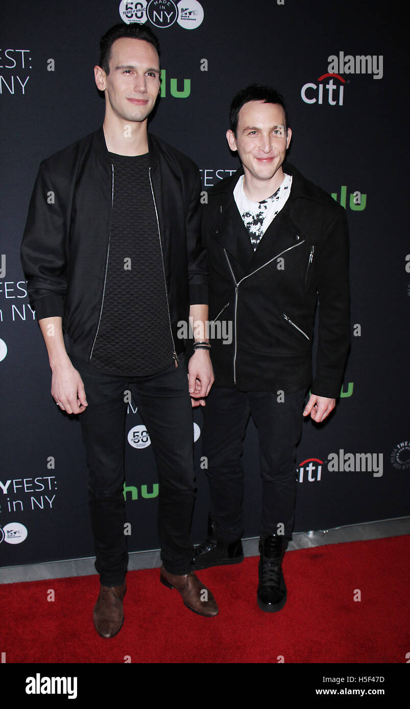 New York, USA. 19th October, 2016.Cory Michael Smith, Robin Lord Taylor ...