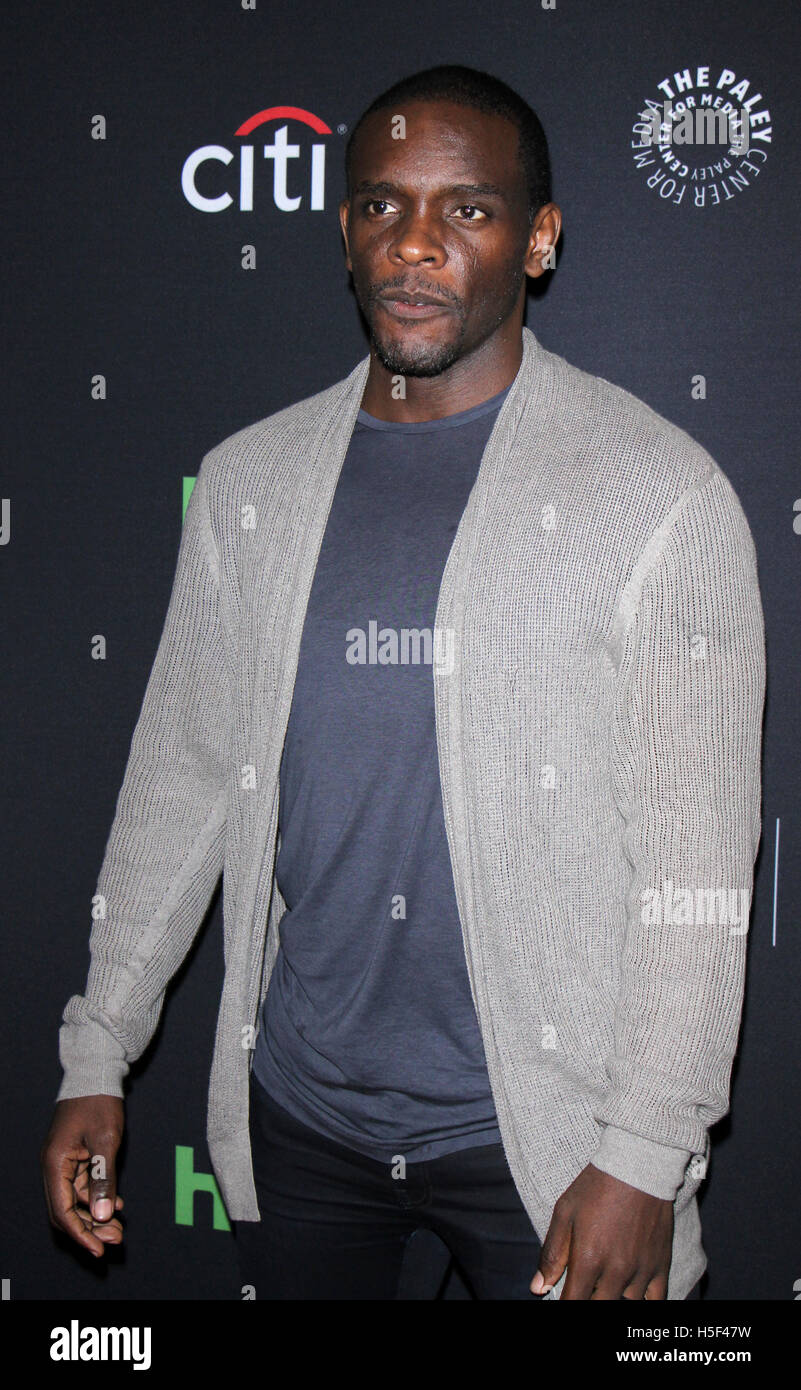New York, USA. 19th October, 2016.Chris Chalk at PaleyFest New York presents Gotham at the Paley ...