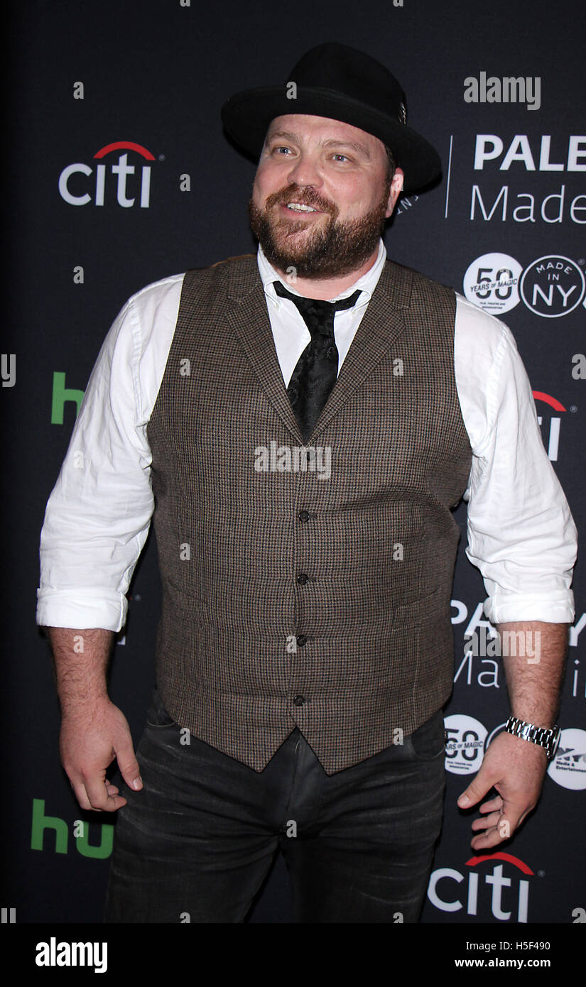 New York, USA. 19th October, 2016.Drew Powell at PaleyFest New York presents Gotham at the Paley ...