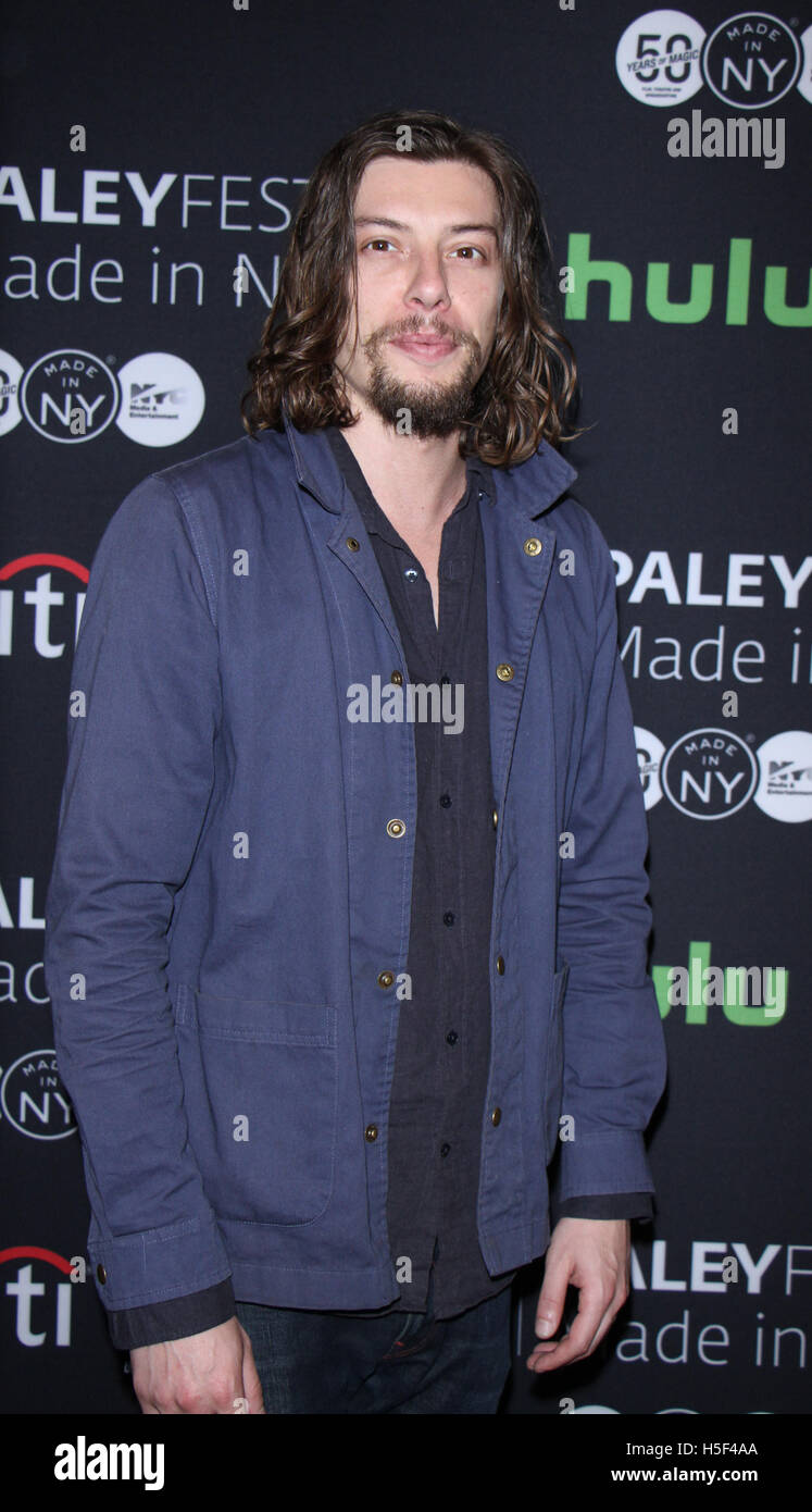 New York, USA. 19th October, 2016.Benedict Samuel at PaleyFest New York ...