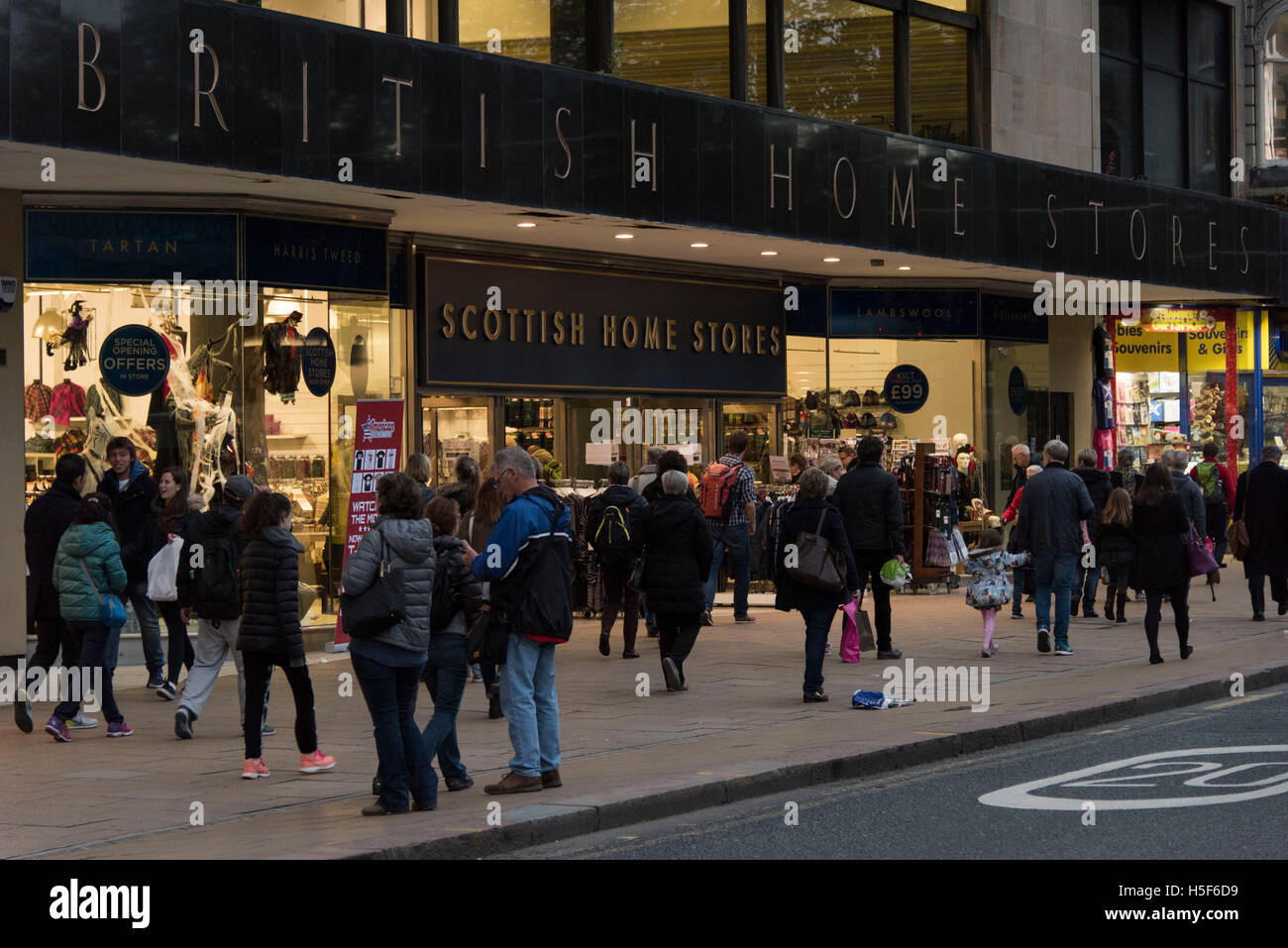 Bhs edinburgh hi-res stock photography and images - Alamy