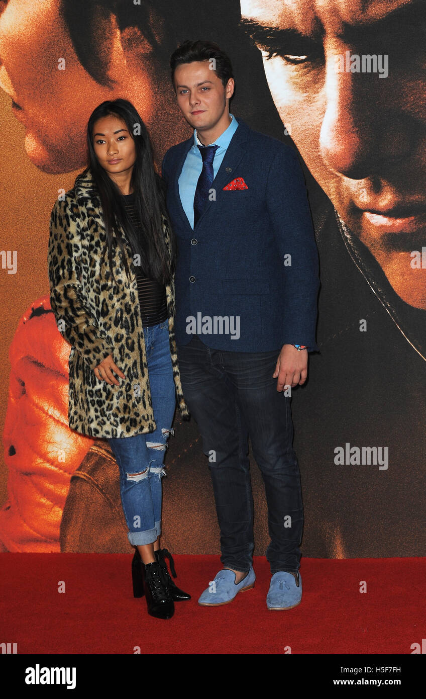 London, UK, UK. 20th Oct, 2016. Tiger Drew-Honey attends the European ...