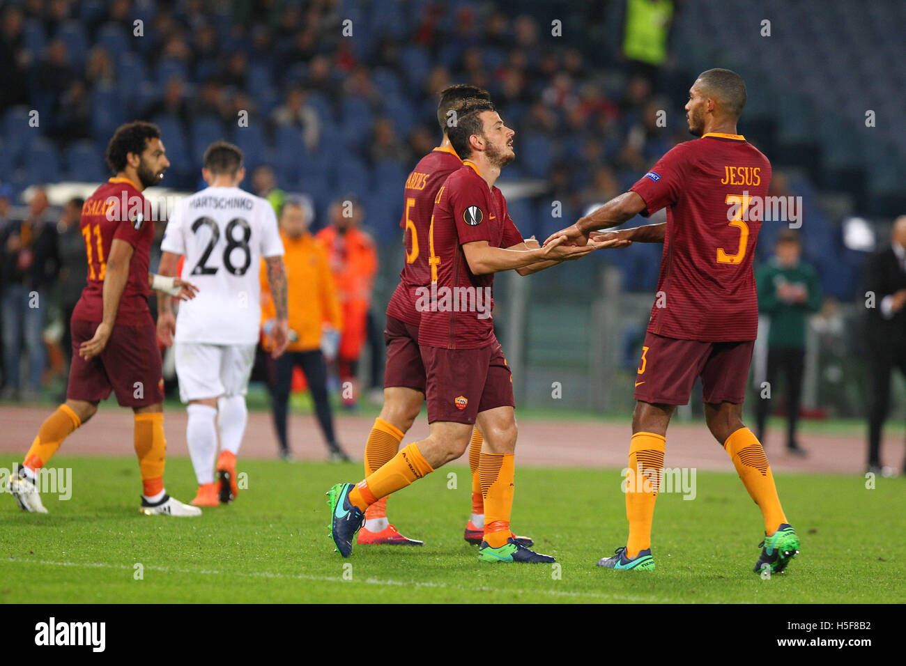 Stadio Olimpico, Rome, Italy. 20th Oct, 2016. Uefa Europa League, AS ...