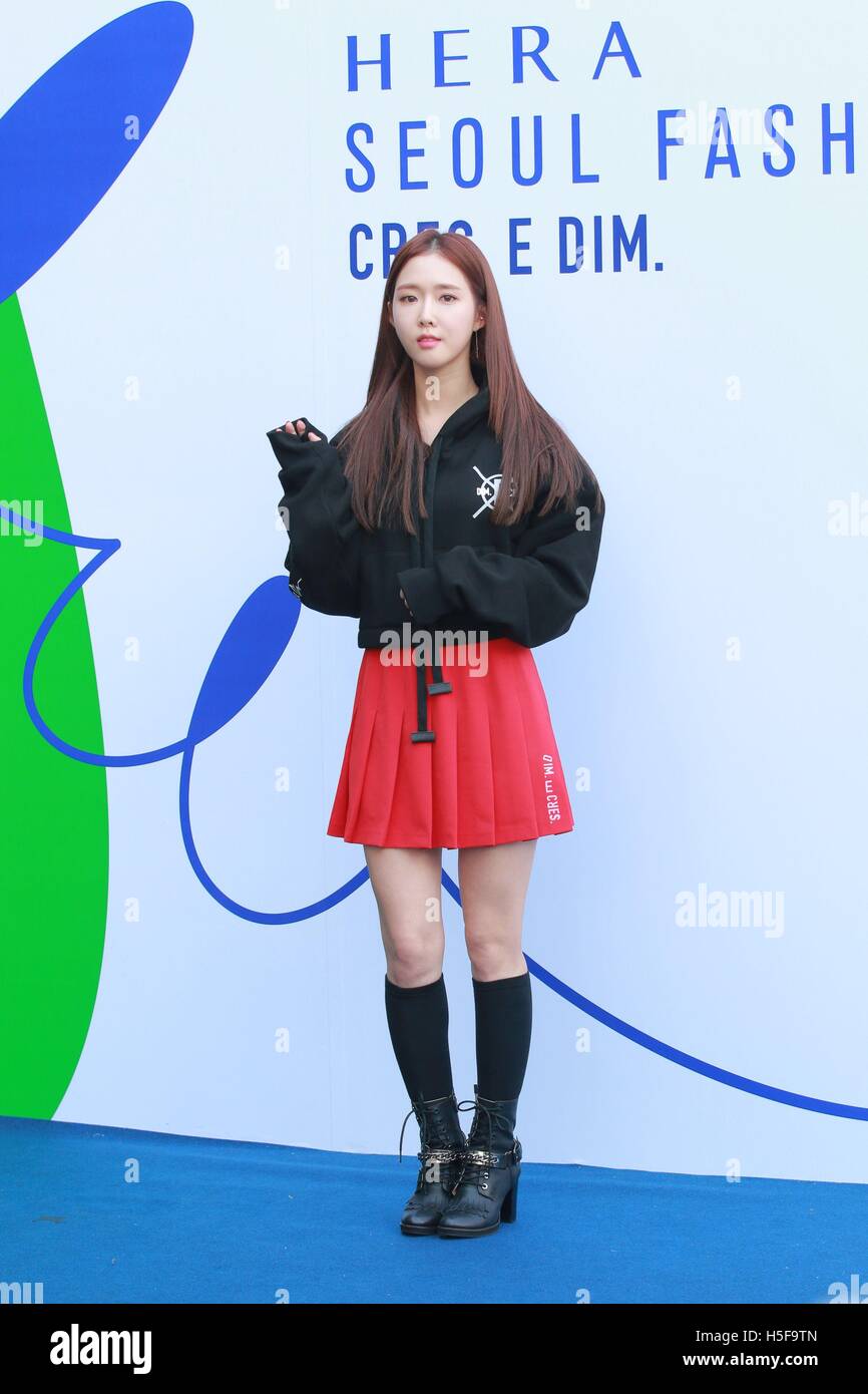 Seoul, Korea. 20th Oct, 2016. Rainbow Wo-ri Koh, DIA Cathy, VIXX RAVI ...