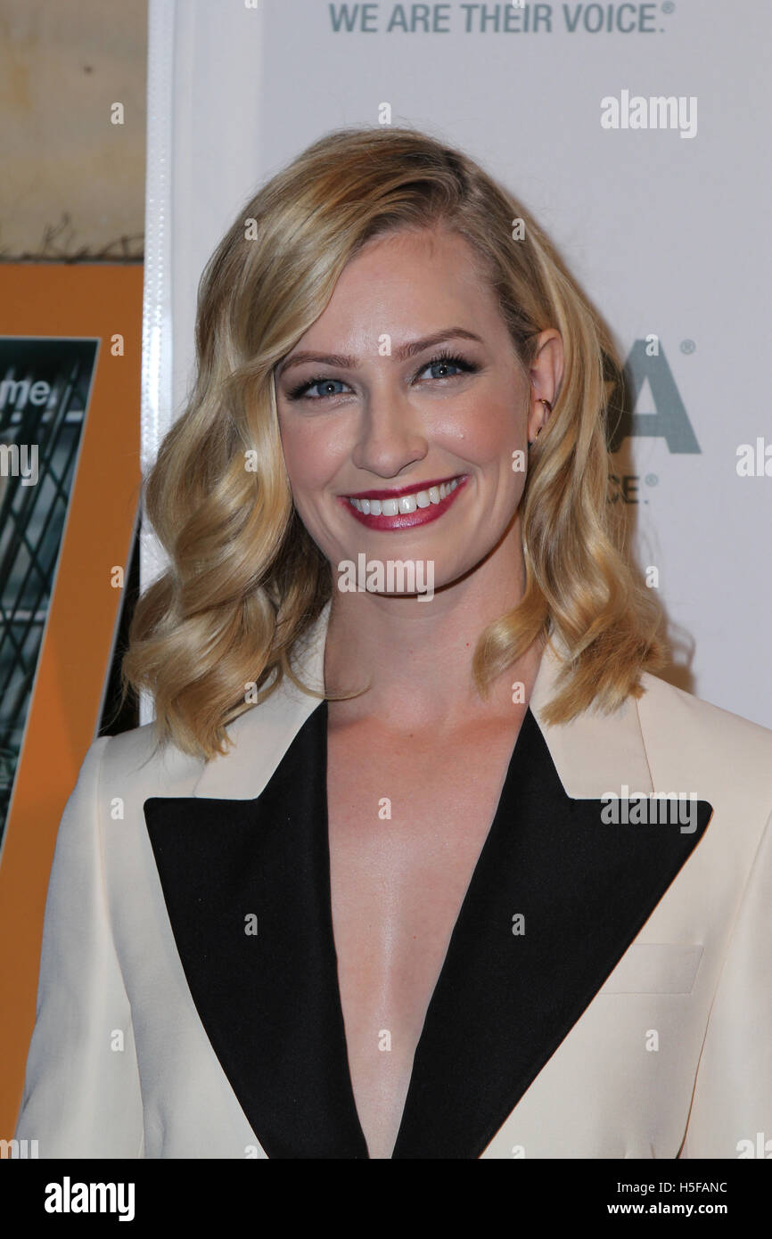 Bel Air, Ca. 20th Oct, 2016. Beth Behrs attends ASPCA's Los Angeles ...