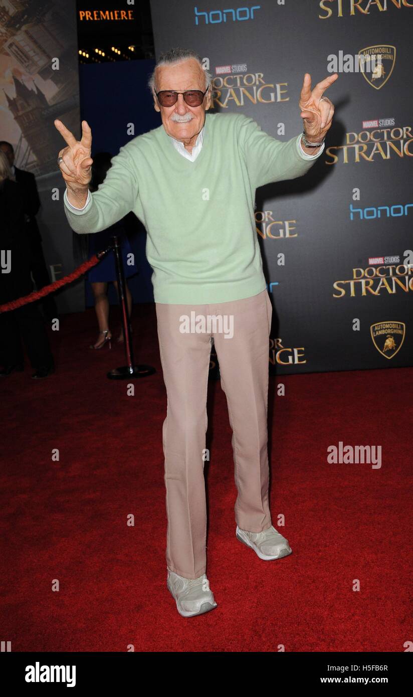 Los Angeles, CA, USA. 20th Oct, 2016. Stan Lee at arrivals for DOCTOR ...