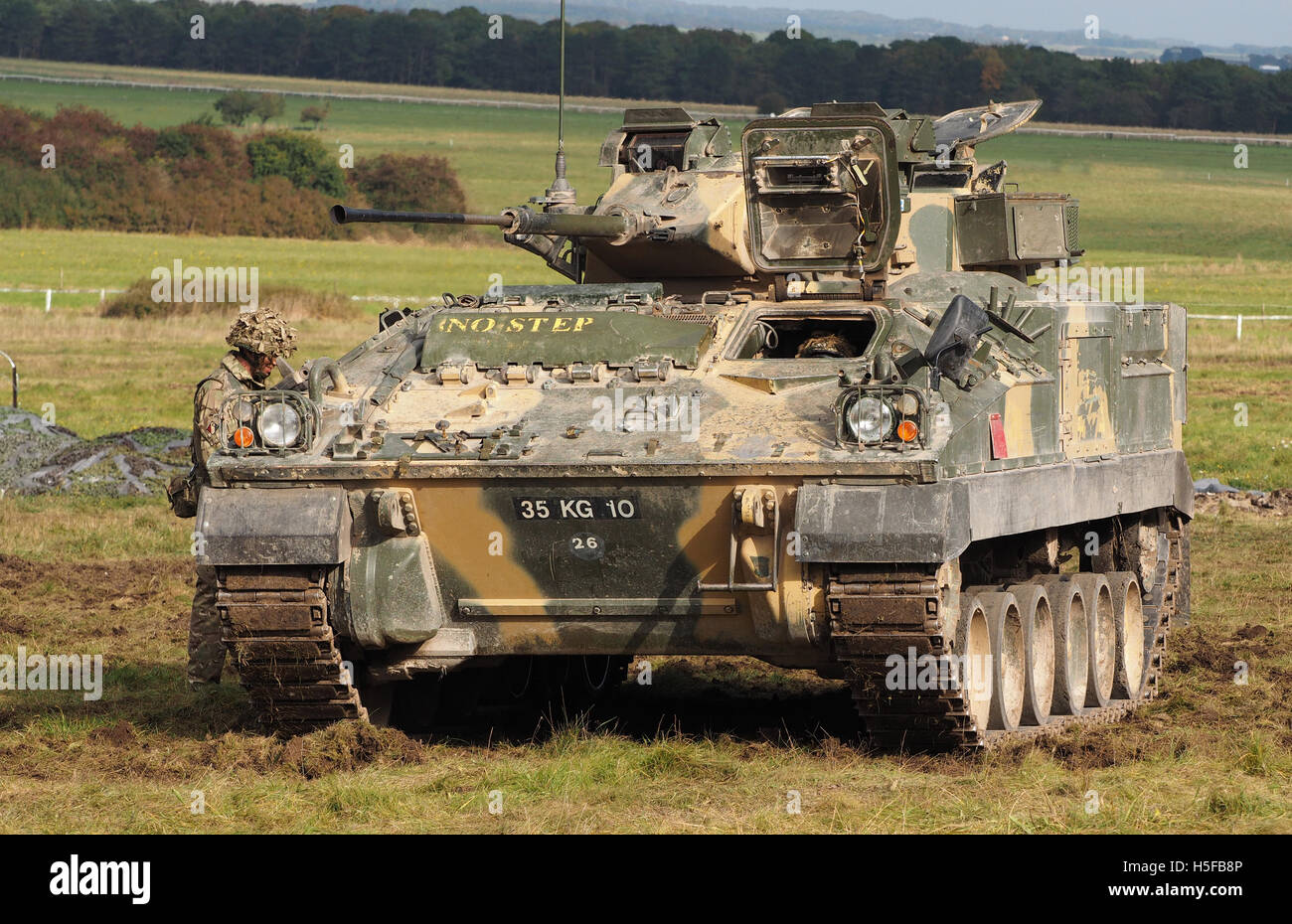 Salisbury, Wiltshire, UK. 20th October, 2016. Warrior Infantry Fighting ...