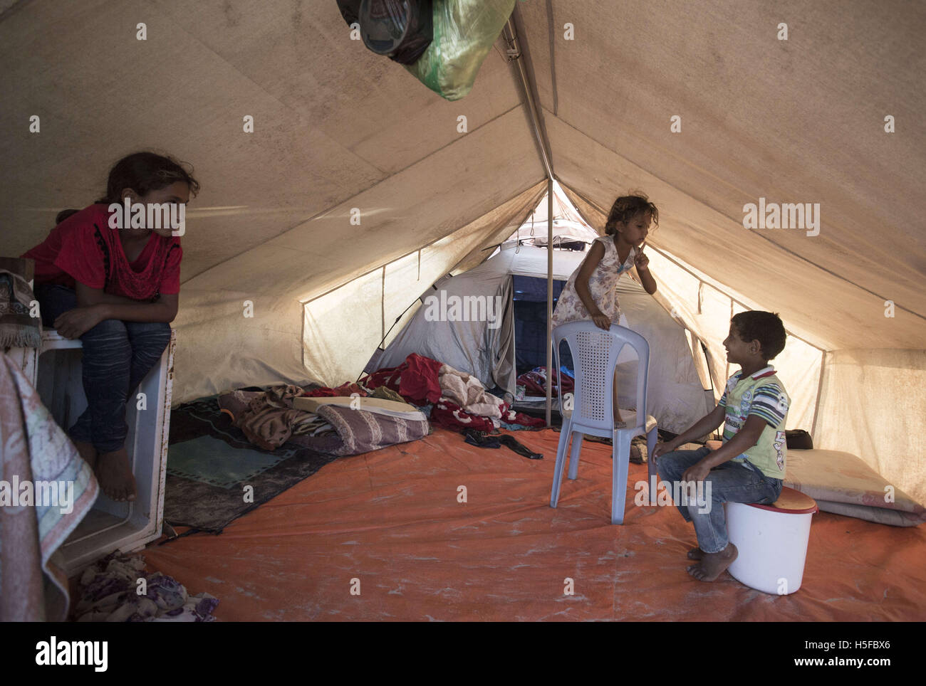 Khan Younis, The Gaza Strip, Palestine. 20th Oct, 2016. Allam kid's ...